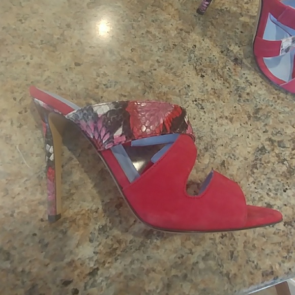 Studio Pollini | Shoes | Studio Pollini 37 2 75 Red High Heel Shoes ...